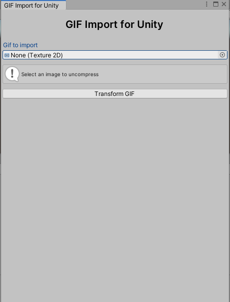 GitHub - mrDock21/GIF-Import-For-Unity