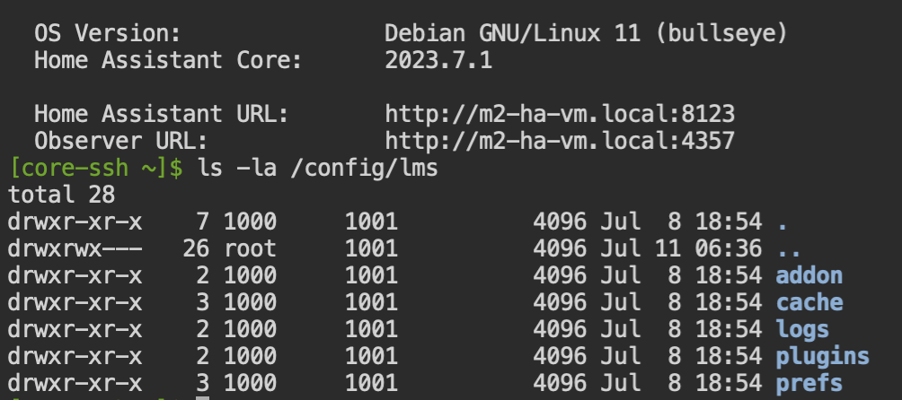 LMS doesn't start with permissions error · Issue #47 · pssc/ha-addon-lms · GitHub