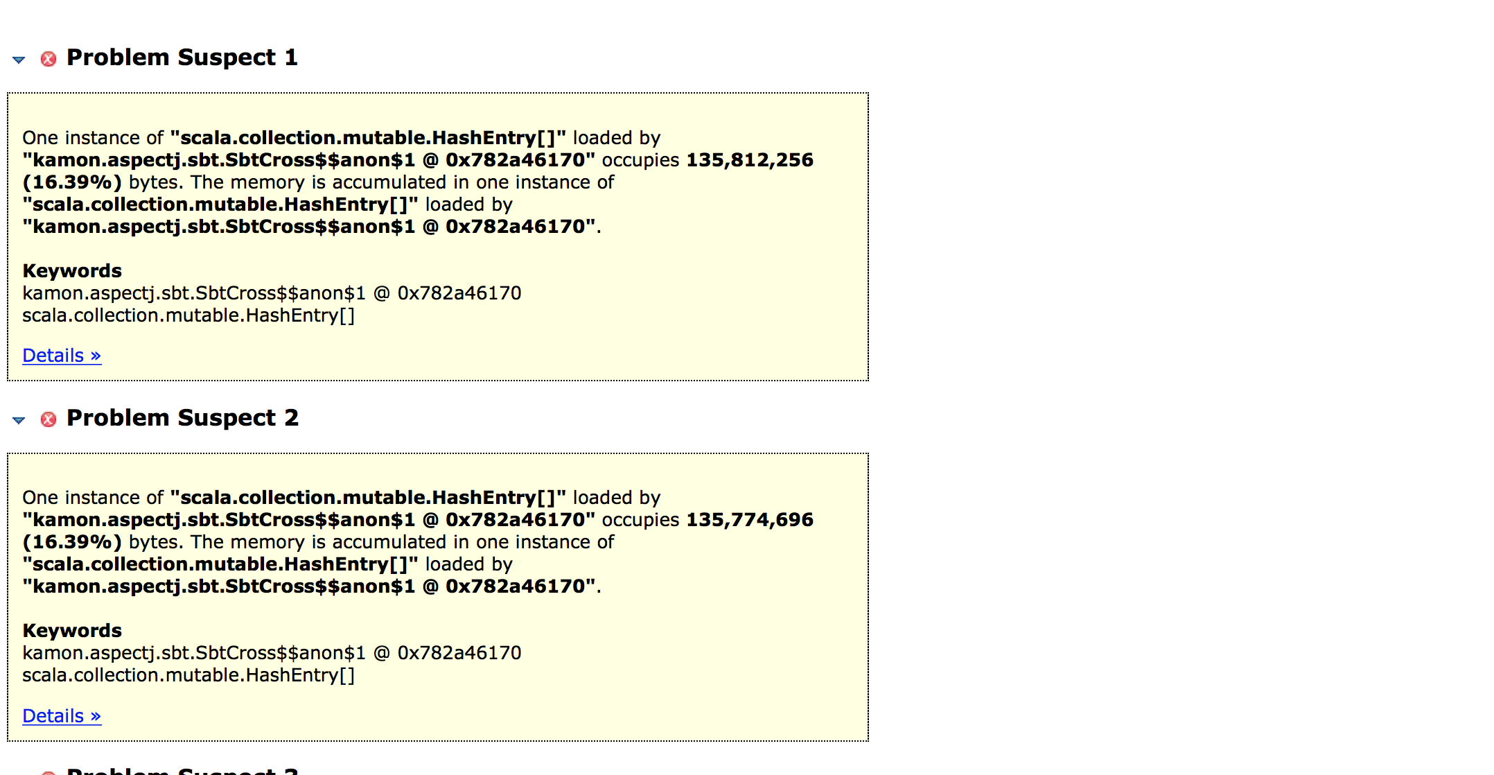 Getting memory leak, adding snapshot of our analysis · Issue #746 ...