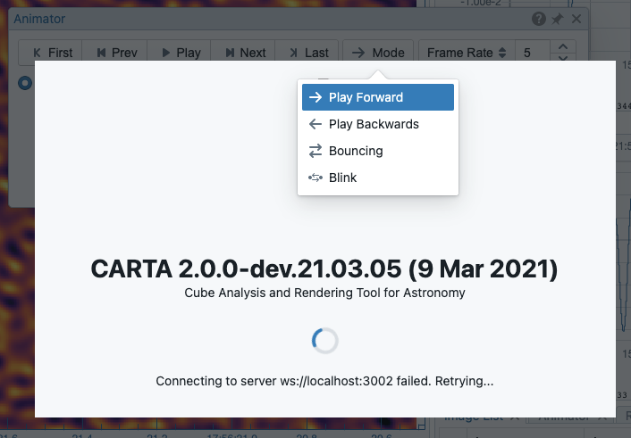 Popovers displayed on top of the splash screen · Issue #1346 · CARTAvis/carta-frontend · GitHub