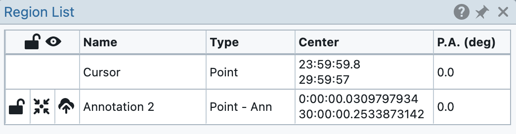 Point annotation and compass annotation creation · Issue #2131 · CARTAvis/carta-frontend · GitHub
