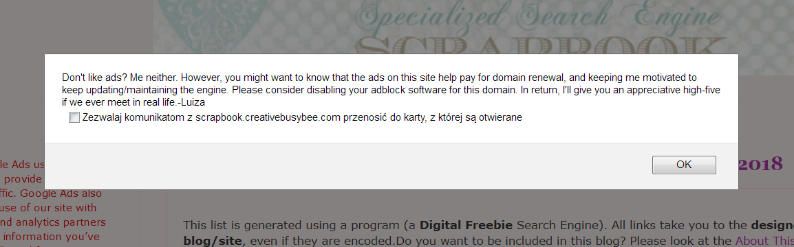 scrapbook.creativebusybee.com [Anti-Adblock] · Issue #3861 · uBlockOrigin/uAssets · GitHub