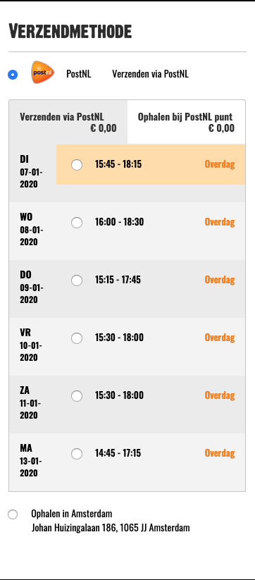 Sunday delivery · Issue #146 · postnl/postnl-magento2 · GitHub