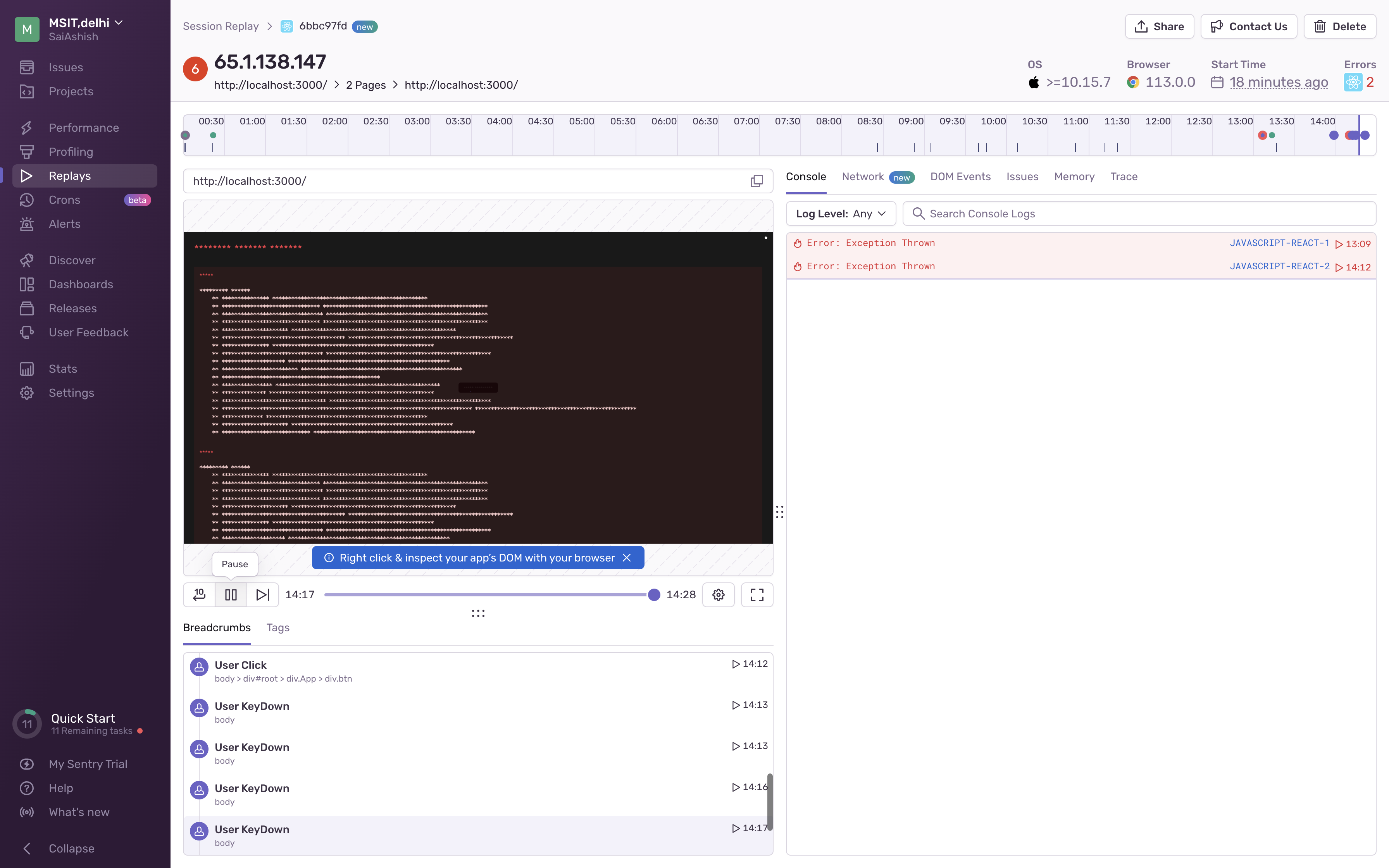 GitHub - SaiAshish9/Sentry