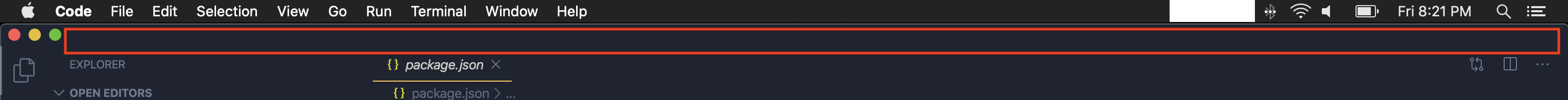 Use empty title bar on macOS · Issue #96817 · microsoft/vscode · GitHub