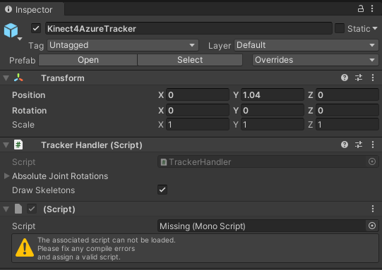 Sample unity body tracking app missing meta files · Issue #1461 ...