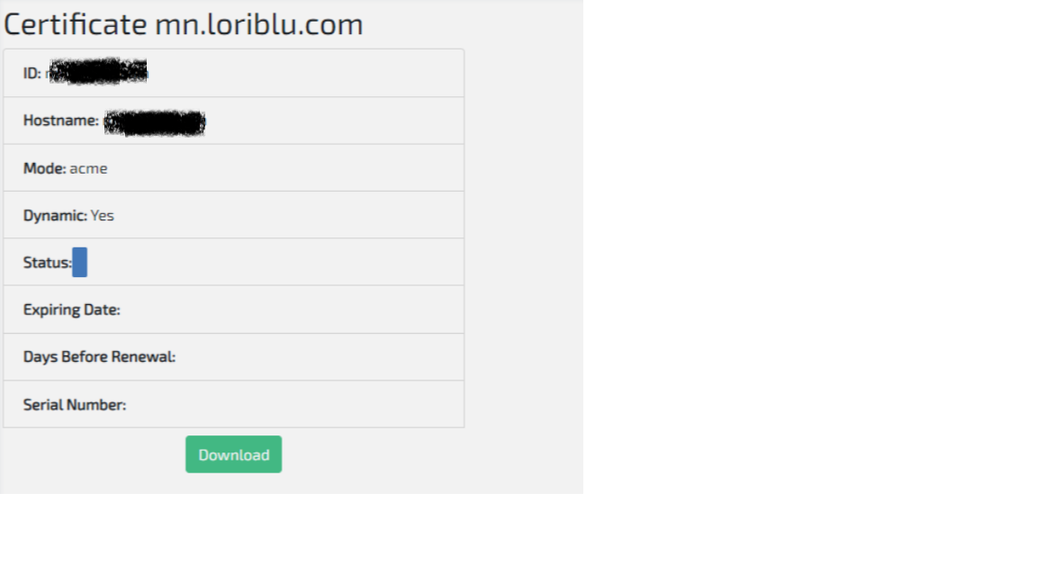 Certificate Status Null After Creation · Issue 407 · Diennea