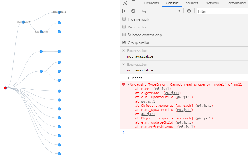 treegraph删除任意节点，伸缩其他任何节点时，执行freshLayout()报错，如何解决 · Issue #741 · antvis/G6 · GitHub