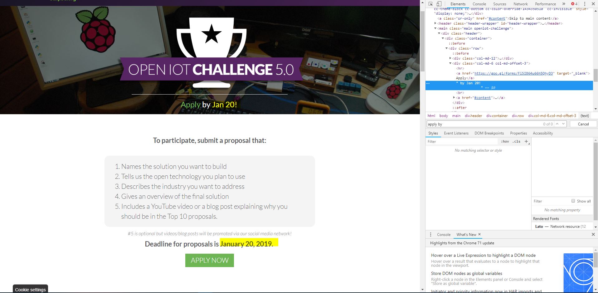 IoT Challenge - Page Edits - https://iot.eclipse.org/open-iot-challenge/ · Issue #47 ...