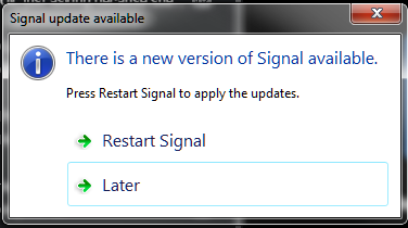 Keeps prompting for update! · Issue #2769 · signalapp/Signal-Desktop ...