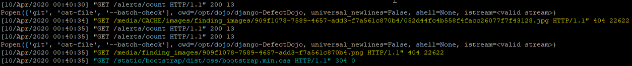Finding Images 404 · Issue #2168 · DefectDojo/django-DefectDojo · GitHub