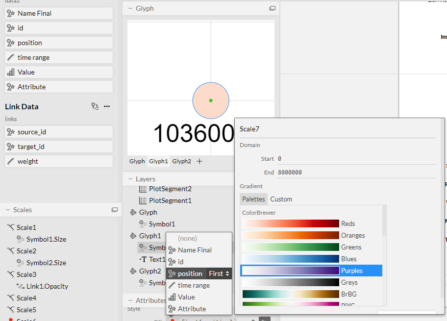 Scales do not adjust accordingly after changing data type · Issue #339 ...