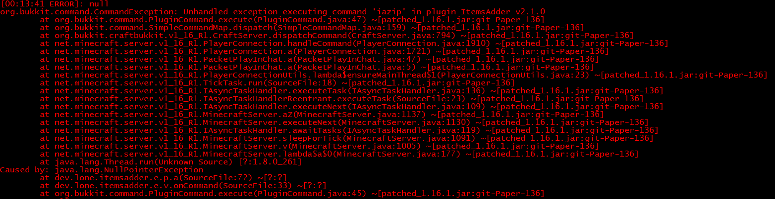[BUG] Could not pass event ItemsAdderFirstLoadEvent to ItemsAdder v2.1.0 · Issue #399 ...