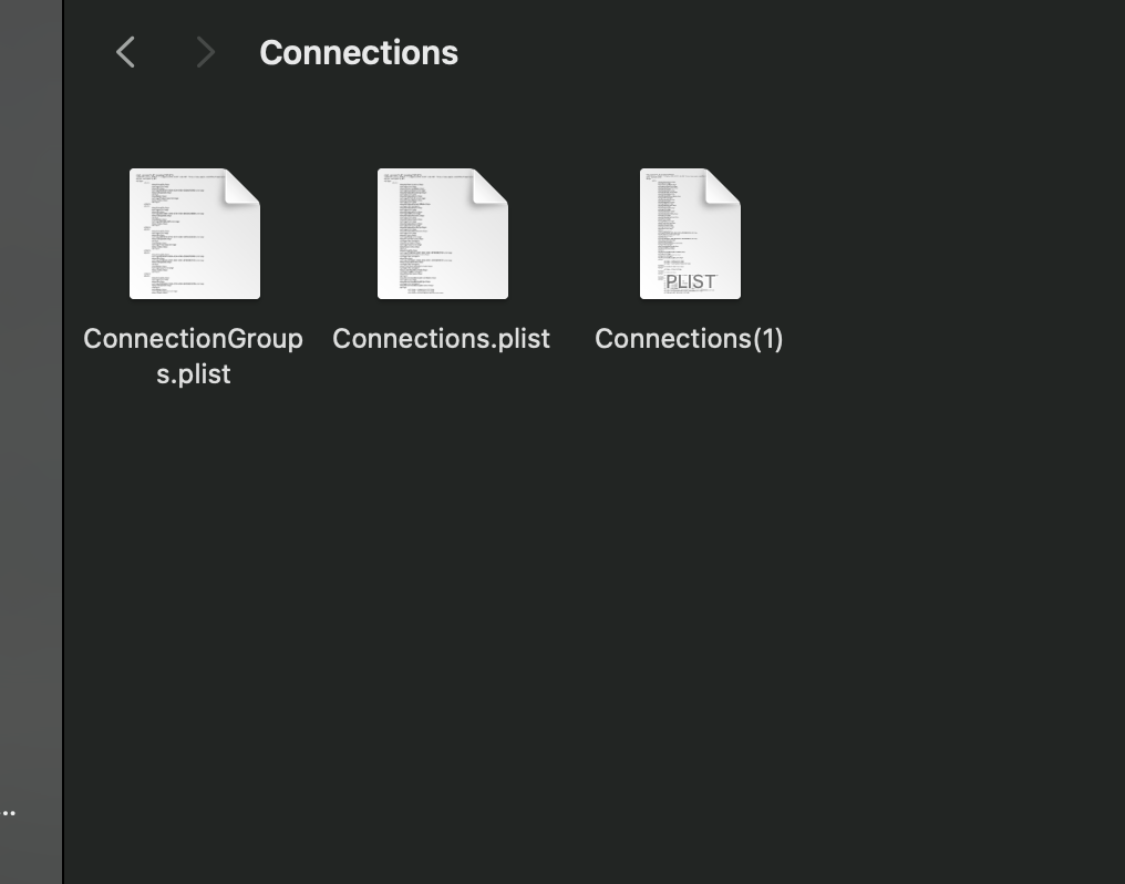 List of connections just dissapeared · Issue #83 · TablePlus/TablePlus · GitHub