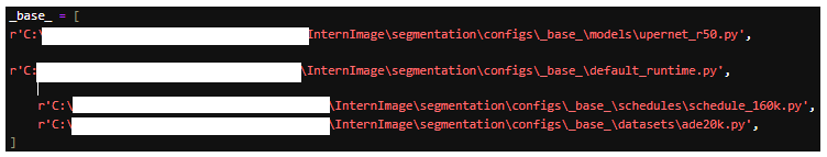 TRAIN ON CUSTOM DATASET | SEGMENTATION · Issue #189 · OpenGVLab/InternImage · GitHub