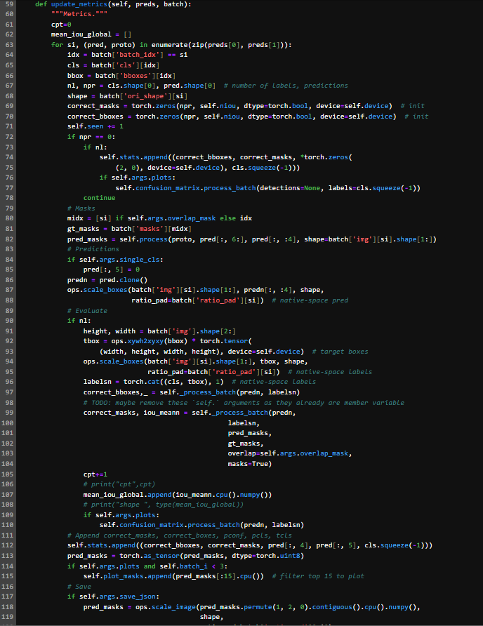mIoU for segmentation · Issue #3456 · ultralytics/ultralytics · GitHub