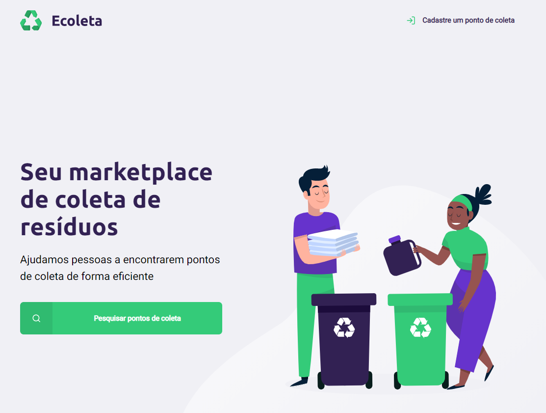 GitHub - miliscm/ecoleta: Ecoleta - Site de cadastro de pontos de coleta por cidade