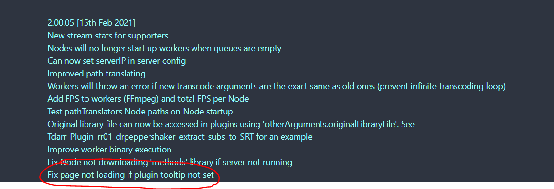 Error in plugin "input" section causes Tdarr unhandled error · Issue #256 · HaveAGitGat/Tdarr ...