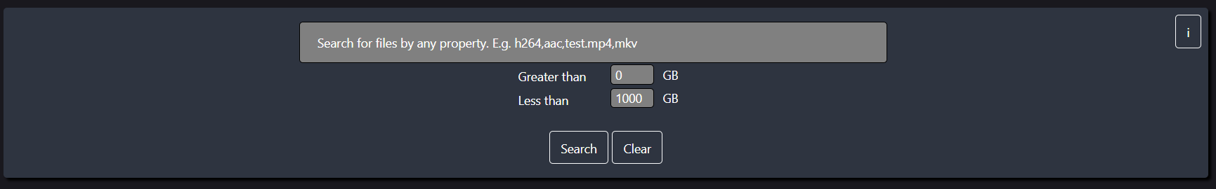 Add additional search option - Size Ranges · Issue #270 · HaveAGitGat/Tdarr · GitHub