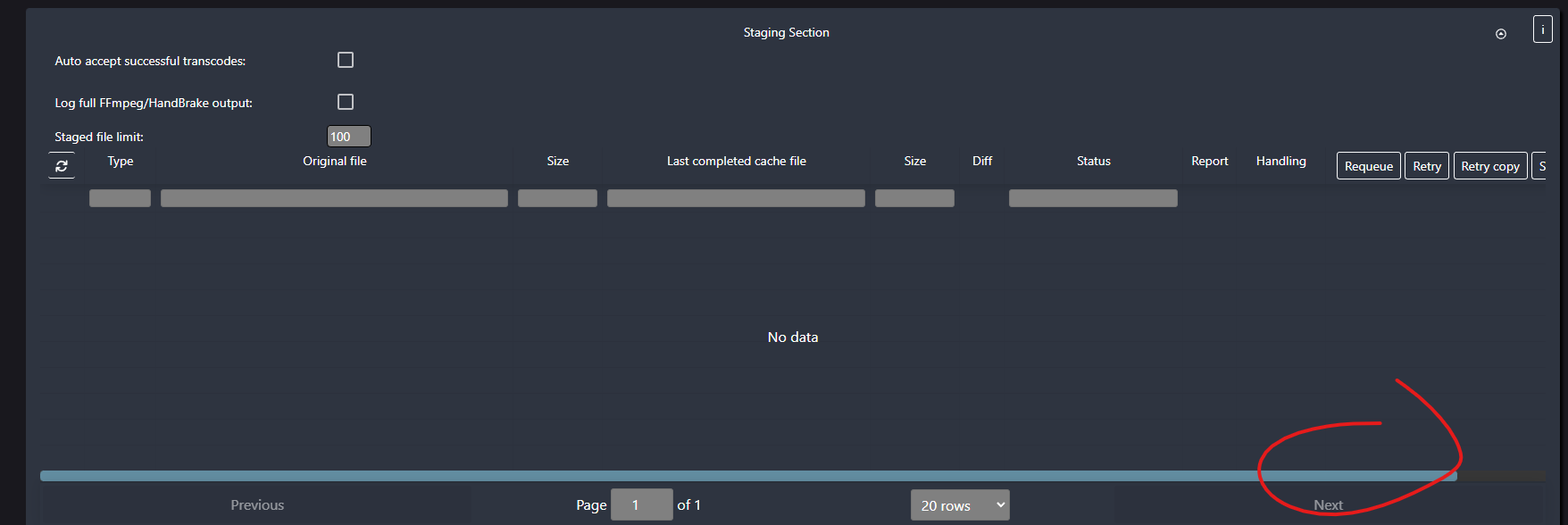 Buttons hidden on staging section on small view witdh · Issue #734 · HaveAGitGat/Tdarr · GitHub