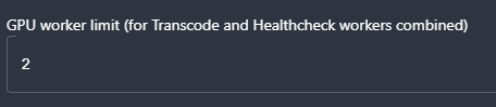 Max number of workers that limit transcodes and health checks overall for each node. · Issue ...