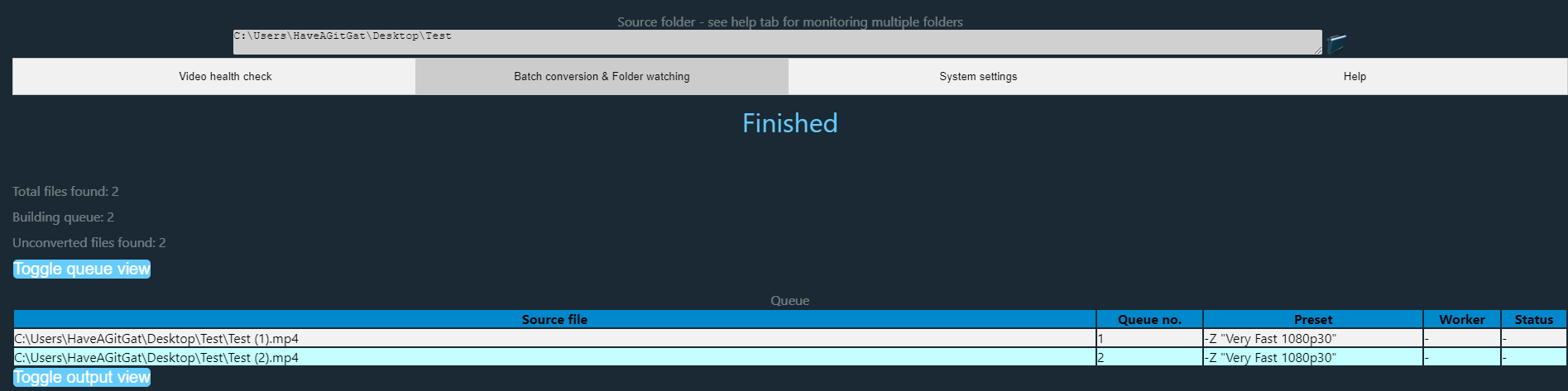 [Bug] Clicking on Scan/Convert Does Nothing · Issue #25 · HaveAGitGat/HBBatchBeast · GitHub