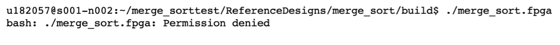 Failed When Compile Merge Sort Project On Fpga Hardware · Issue 1305 · Oneapi Src Oneapi