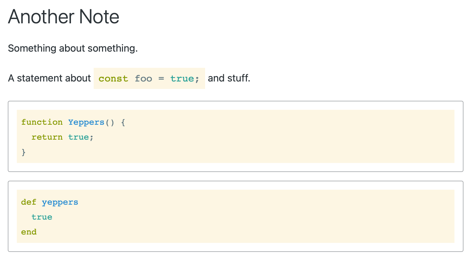 Code elements are hard to distinguish · Issue #1891 · Automattic/simplenote-electron · GitHub