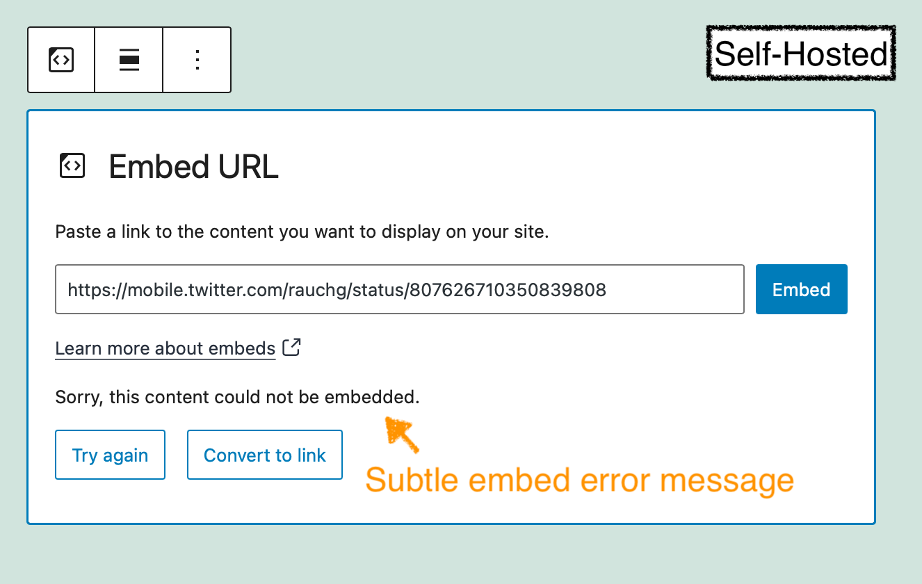 Improve notability of Embed placeholder failure messages · Issue #36377 ...