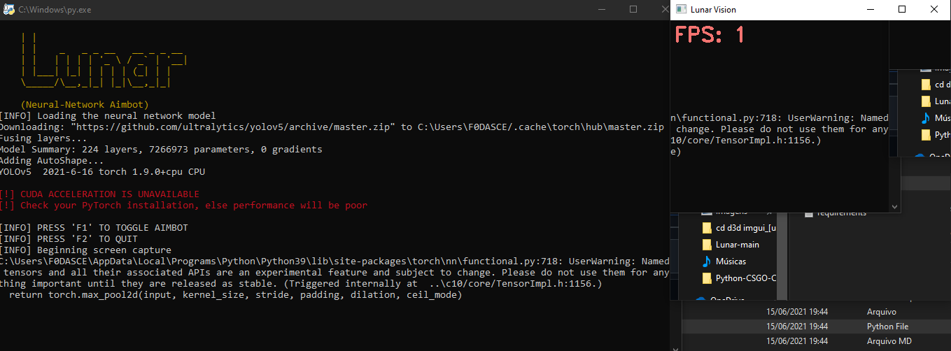 0 FPS · Issue #16 · zeyad-mansour/lunar · GitHub