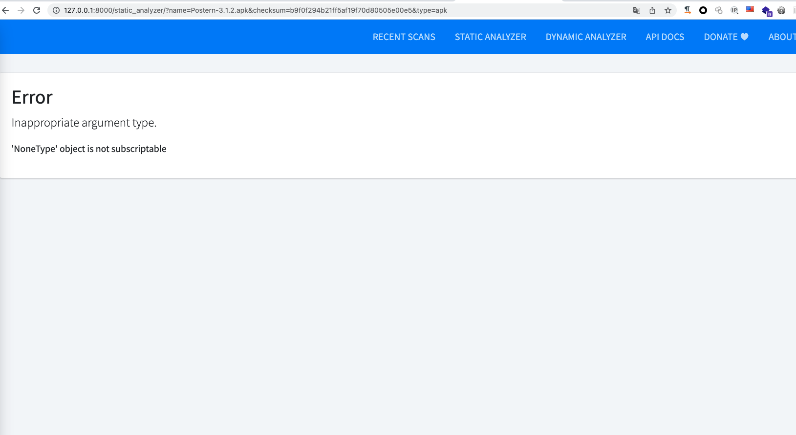 I want to know how to solve this problem on the mac · Issue #2079 · MobSF/Mobile-Security ...