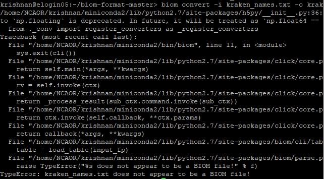 installation and execution issues · Issue #805 · biocore/biom-format · GitHub