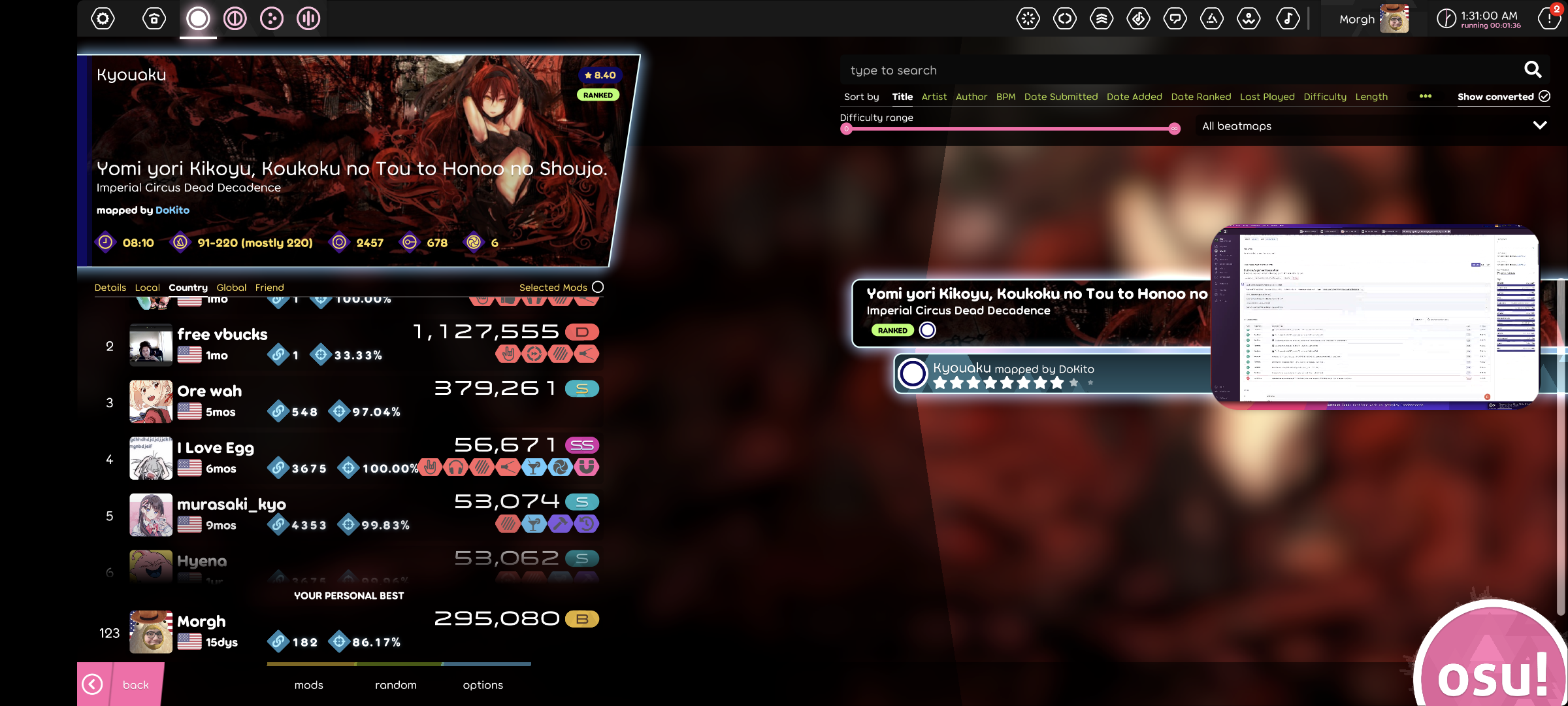 leaderboard problems · ppy osu · Discussion #20284 · GitHub