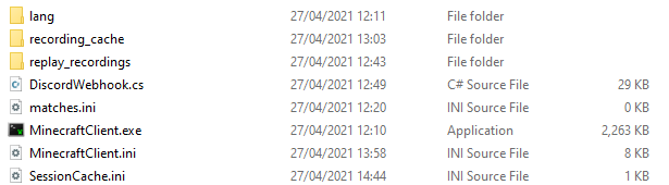 DiscordWebhook · Issue #1557 · MCCTeam/Minecraft-Console-Client · GitHub