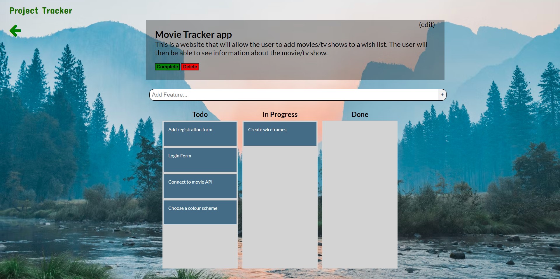 GitHub - josh-ferguson/project-tracker: A project tracker app. This ...