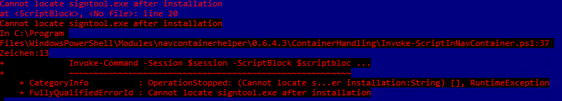 Sign-NavContainerApp "Cannot locate signtool.exe after installation" · Issue #633 · microsoft ...