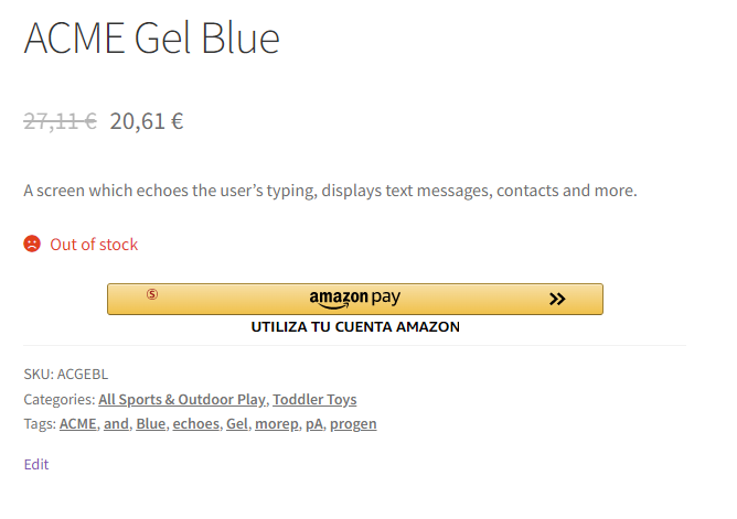 Amazon Pay Button is displayed even when Out Of Stock · Issue #251 ...