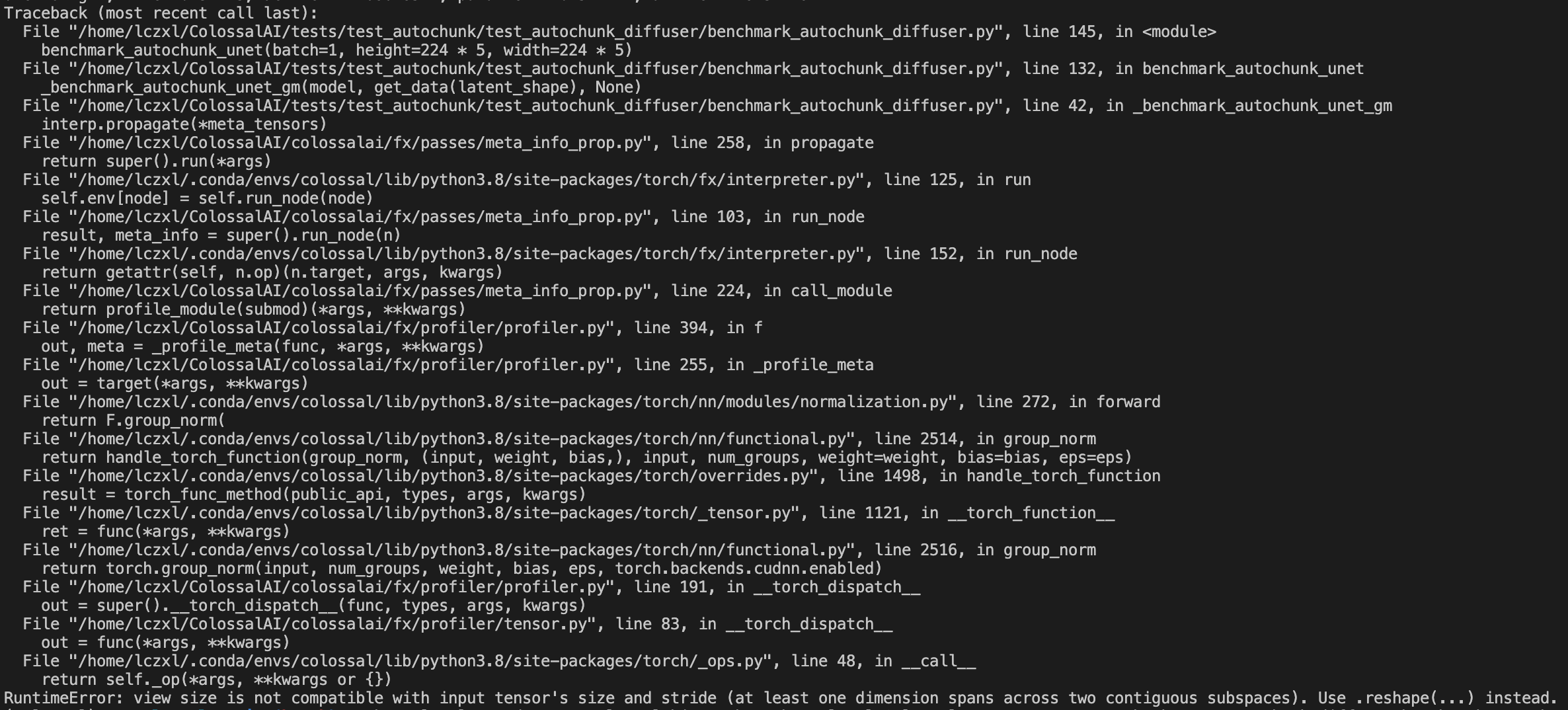 [BUG]: cannot meta info prop unet on cpu · Issue #3096 · hpcaitech/ColossalAI · GitHub