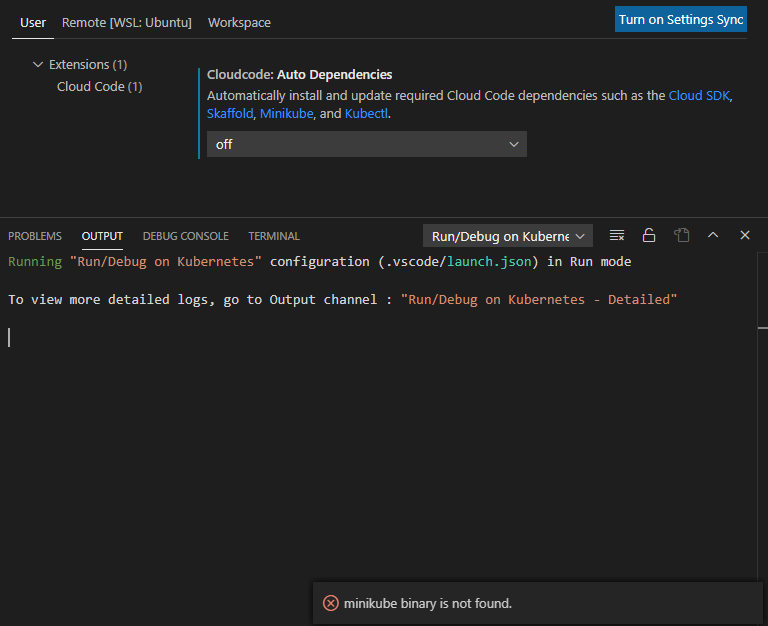 docs: Additional dependencies Minikube · Issue #280 · GoogleCloudPlatform/cloud-code-vscode · GitHub