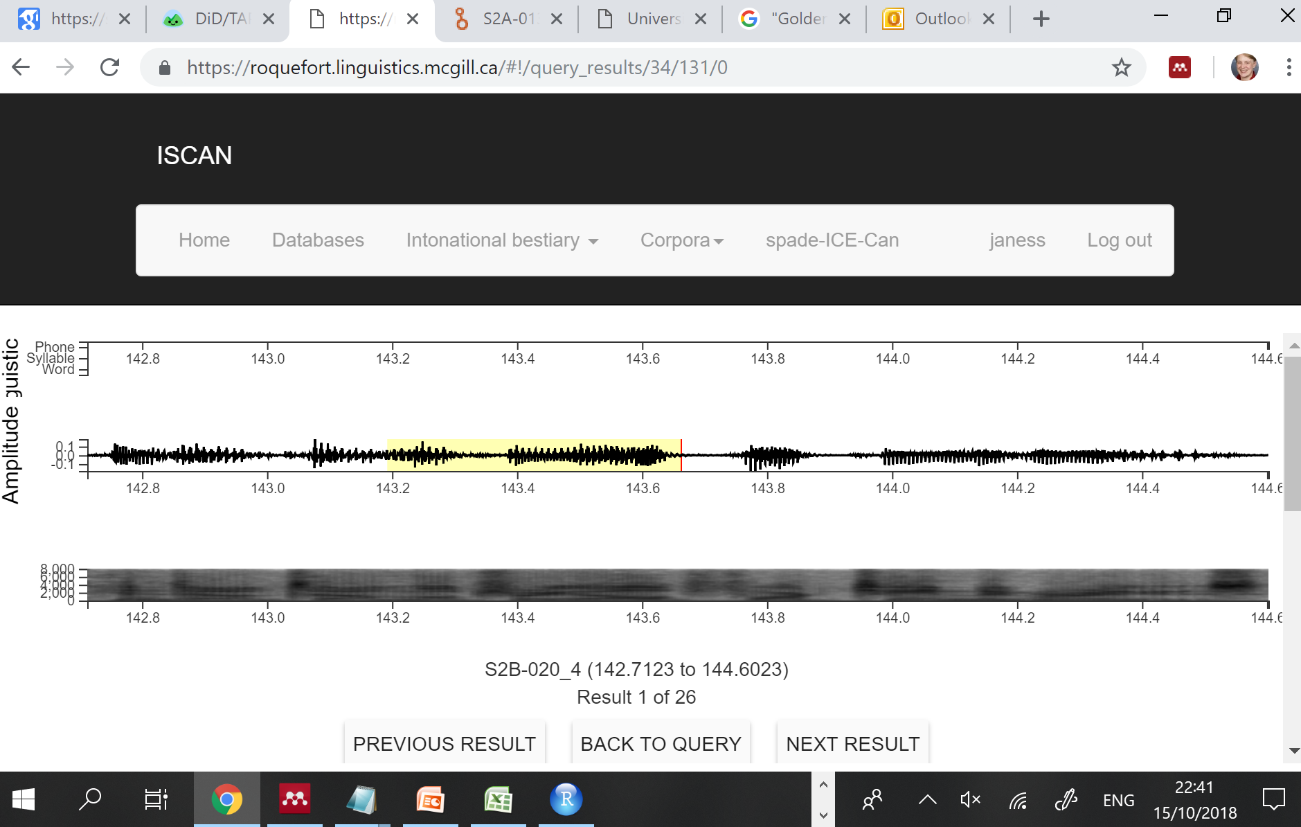 axis labels misaligned and text overlap on 'View Detail' page · Issue #154 · MontrealCorpusTools ...