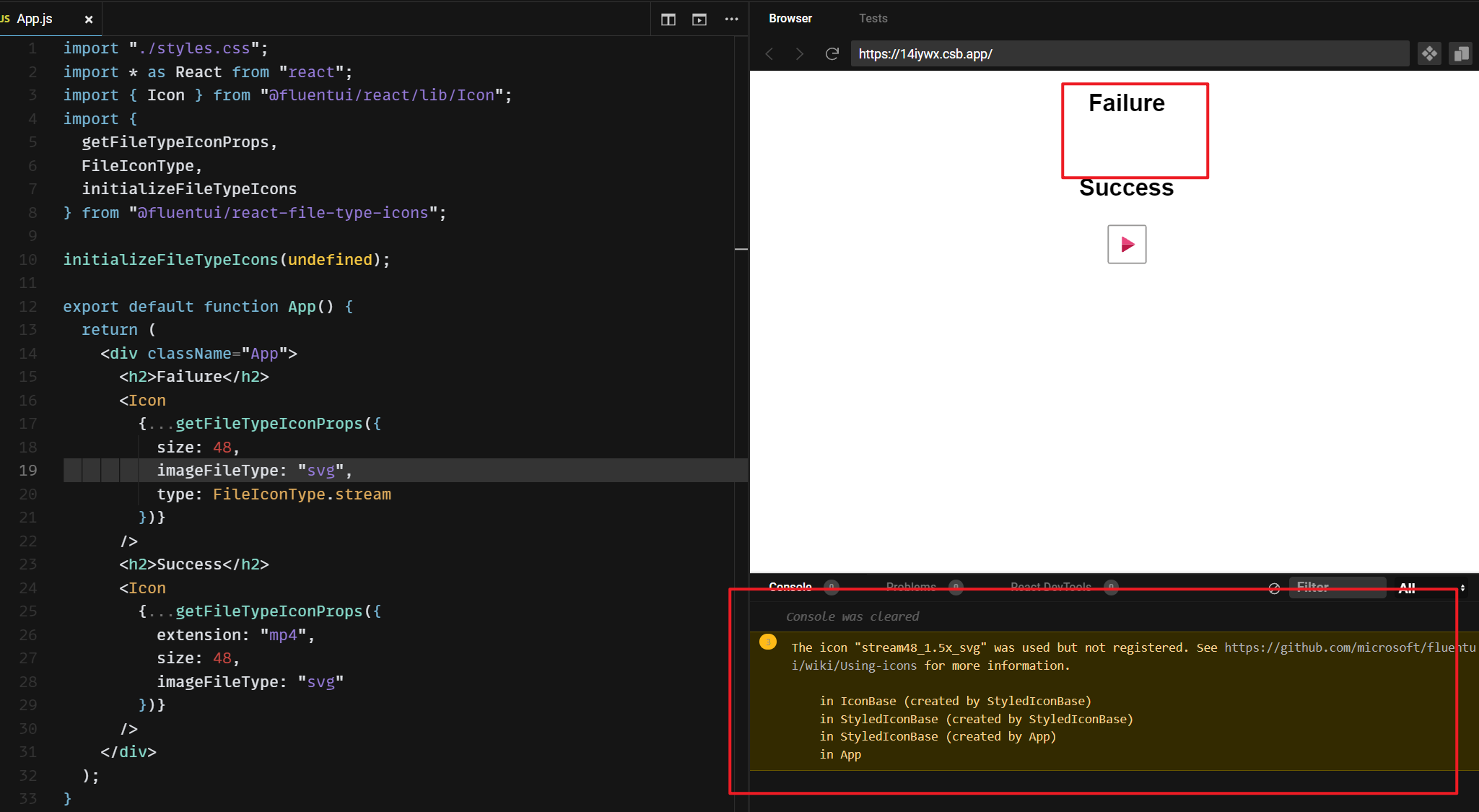 [Bug]: Missing Stream icon in FileTypeIcons · Issue #25254 · microsoft/fluentui · GitHub