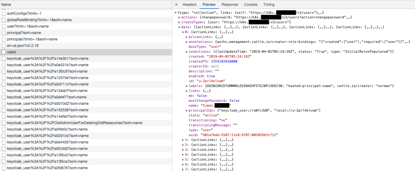 Global User List Table: Only own DisplayName displayed after Update to 2.2.1 with Keycloak ...