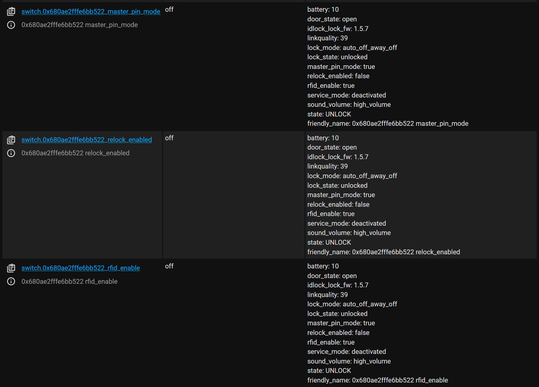 Id Lock 150 Broken In Dev · Issue 7797 · Koenkkzigbee2mqtt · Github 