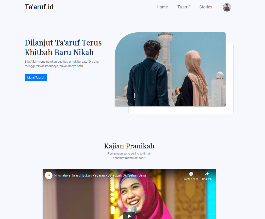 GitHub - tataredhaalfath/taaruf-app-js