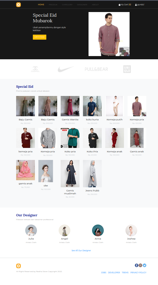 GitHub - tataredhaalfath/redha-store: ecommerse online store develop with CodeIngter