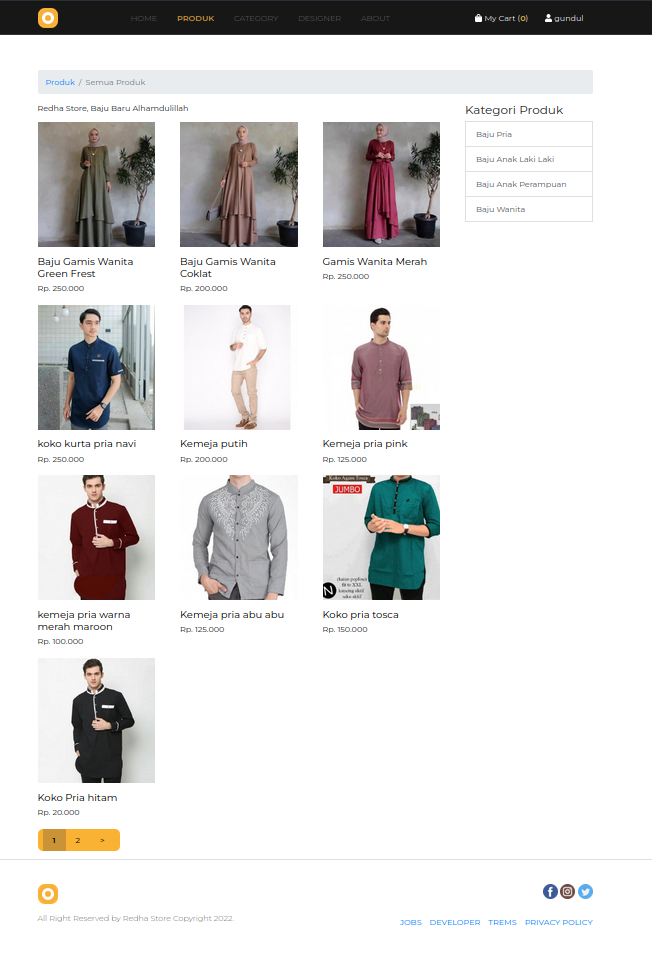 GitHub - tataredhaalfath/redha-store: ecommerse online store develop with CodeIngter