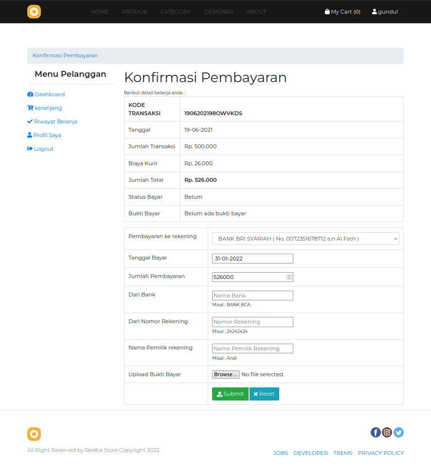 GitHub - tataredhaalfath/redha-store: ecommerse online store develop with CodeIngter