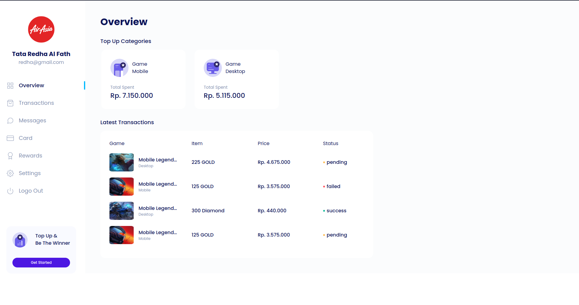GitHub - tataredhaalfath/topupgame-fe