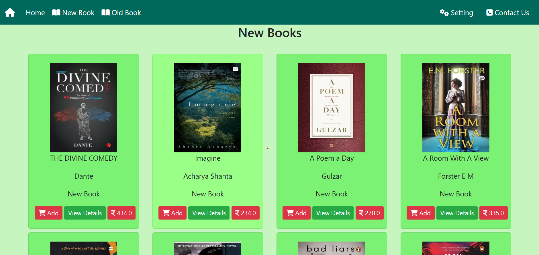 GitHub - yashraj7/OnlineBookStore: Website | Online Book Store | Using Java , Servlet, Jdbc ...