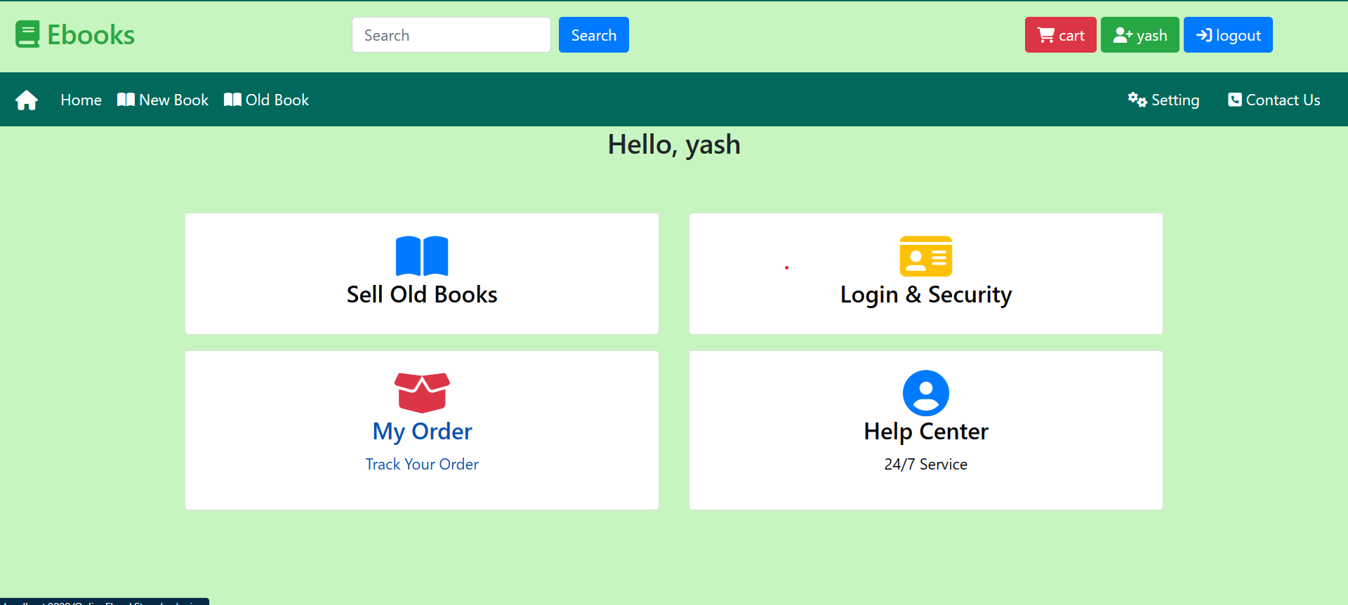 GitHub - yashraj7/OnlineBookStore: Website | Online Book Store | Using ...
